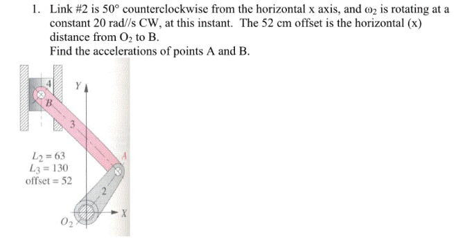 Find The Acceleration Of Points A And B | Chegg.com
