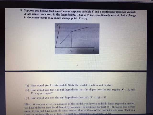 5. Suppoe you believe that a continuous response | Chegg.com
