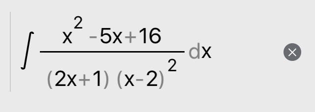 Solved x -5x +16 (2x 1) (x-2) | Chegg.com