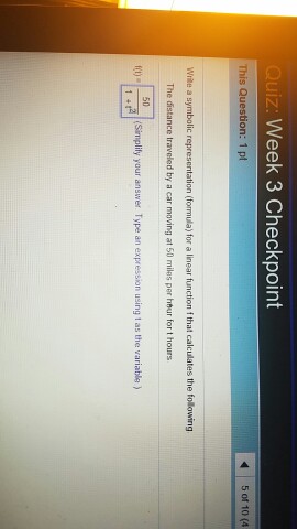 Solved Write a symbolic representation (formula) for a | Chegg.com