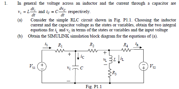 Solved In general the voltage across an inductor and the | Chegg.com