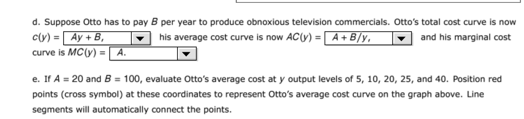 Solved Please help me graph question e), please help me find | Chegg.com