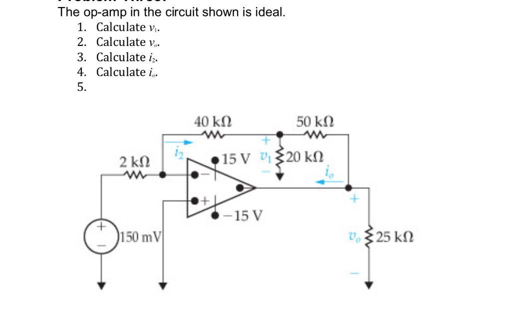Solved The op-amp in the circuit shown is ideal. 1. | Chegg.com