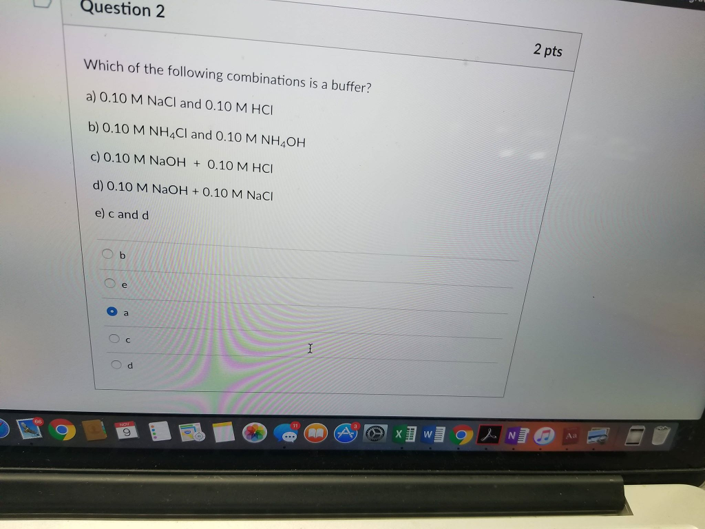 Solved Question 2 2 pts Which of the following combinations | Chegg.com
