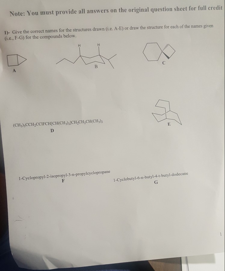 Solved Note: You must provide all answers on the original | Chegg.com