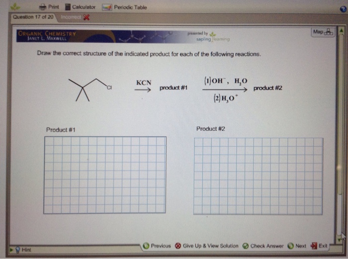 Solved Draw the correct structure of the indicated product | Chegg.com