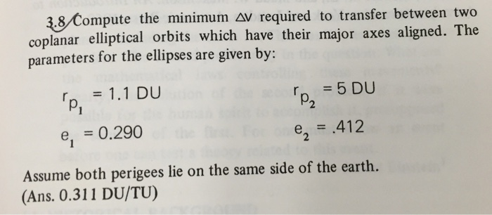 Solved Compute the minimum AV required to transfer between | Chegg.com