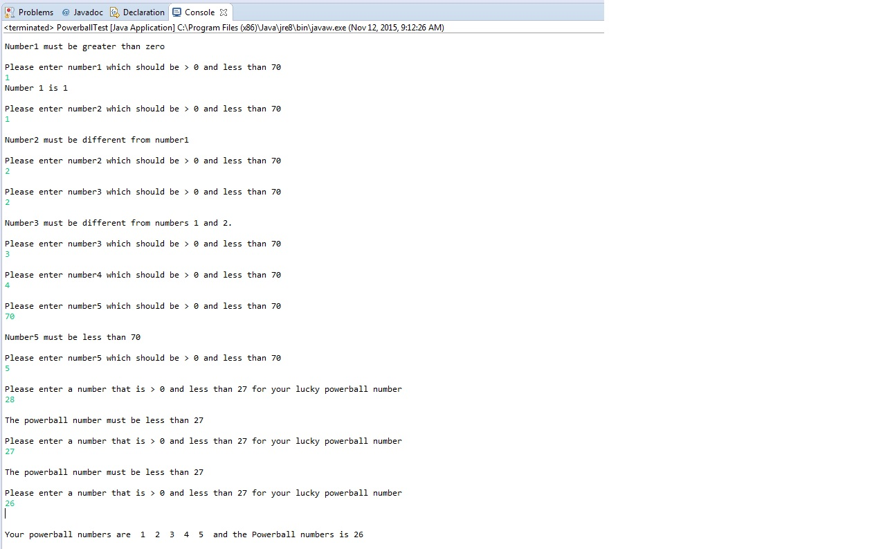 Solved Problems @ Javadoc eDeclaration Console 3 0 and less | Chegg.com