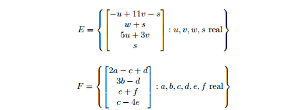 Solved Find Matrix A so the given set is Col A for the two | Chegg.com