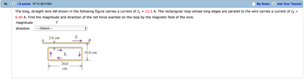 Solved 10, +-2 points YF14 28.P.064 My Notes Ask Your | Chegg.com Solved 10, +-2 points YF14 28.P.064 My Notes Ask Your | Chegg.com