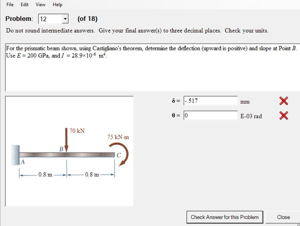 Solved File Edit View Help Problem: 12 (of 18) Do not round | Chegg.com