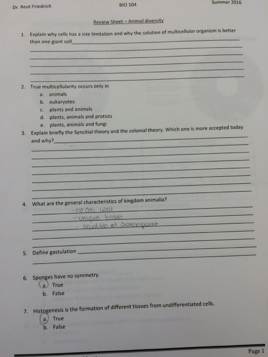 Solved Do not answer only some questions, I need ALL. | Chegg.com