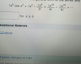 Solved Find an expression for the general term of the series | Chegg.com