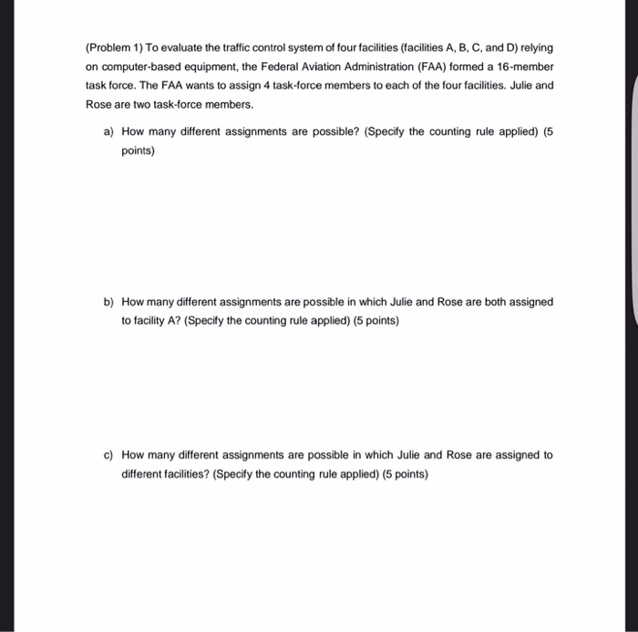 Solved (Problem 1) To evaluate the traffic control system of | Chegg.com