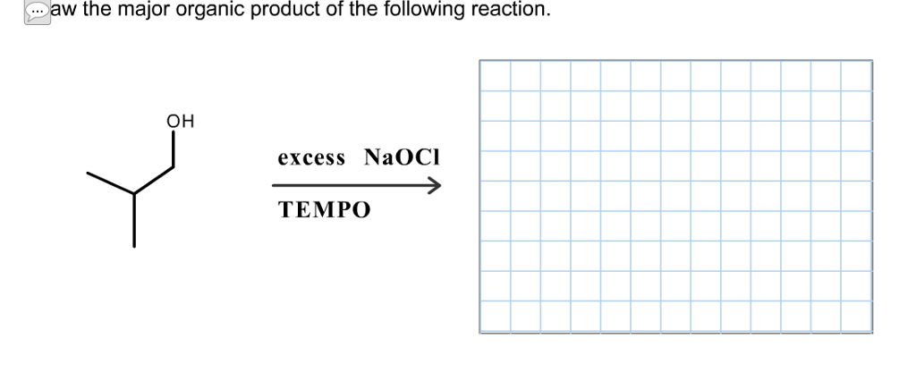 Solved aw the major organic product of the following | Chegg.com