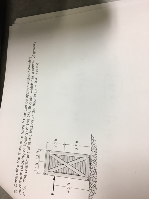 Solved Determine The Maximum Force P That Can Be Applied