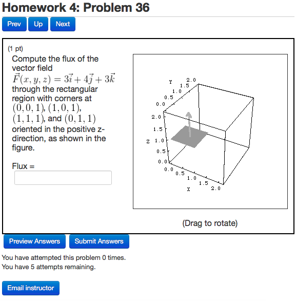 Solved Compute the flux of the vector field F vector (x, y, | Chegg.com Solved Compute the flux of the vector field F vector (x, y, | Chegg.com