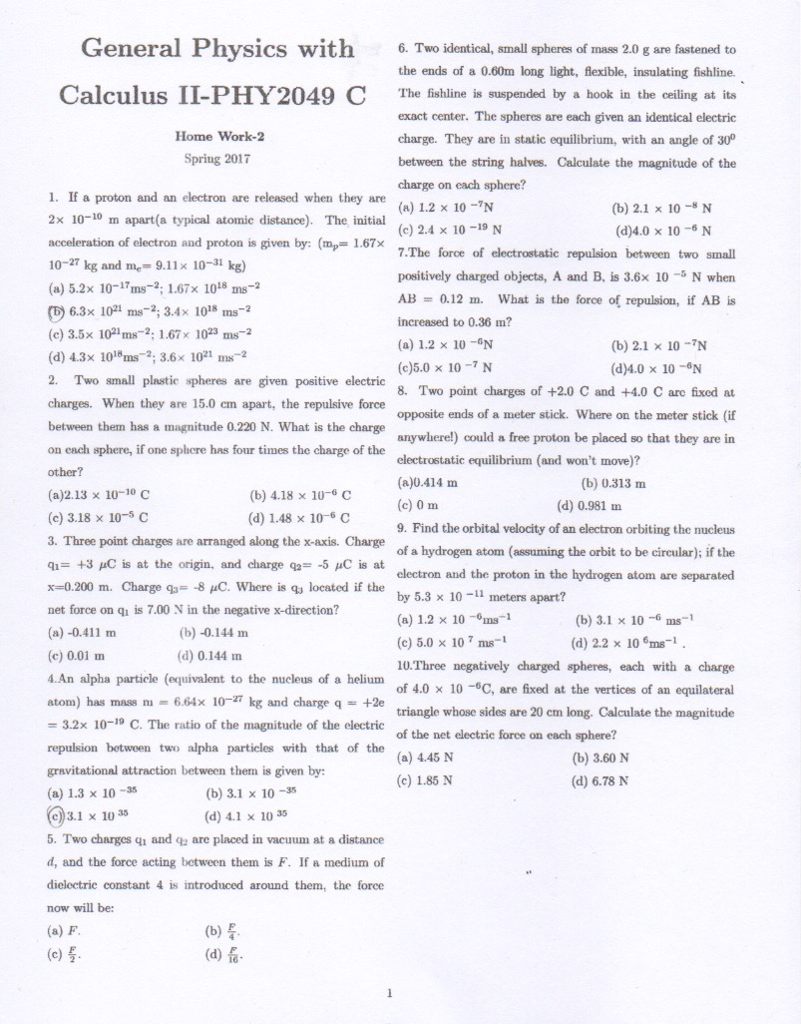 Solved If A Proton And An Electron Are Released When They
