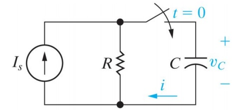 Solved Derive the step response for a first-order RC circuit | Chegg.com