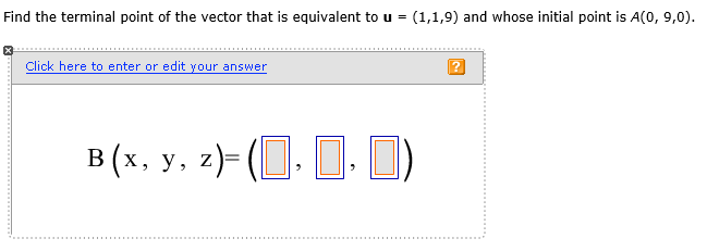 Solved Find the terminal point of the vector that is | Chegg.com