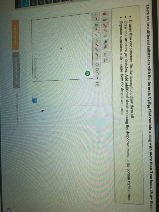 Solved There are two different substances with the formula | Chegg.com