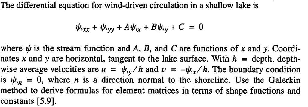 Solved The differential equation for wind-driven circulation | Chegg.com