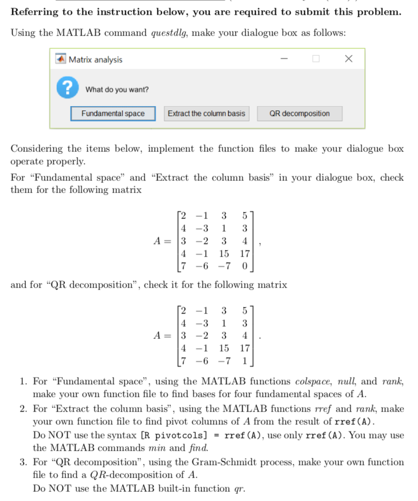 Referring to the instruction below, you are required | Chegg.com
