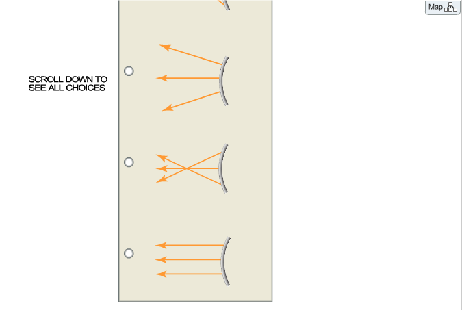 Solved Below is a diagram showing parallel rays of light | Chegg.com