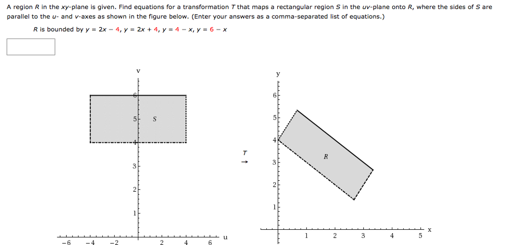 Solved A region R in the xy-plane is given. Find equations | Chegg.com Solved A region R in the xy-plane is given. Find equations | Chegg.com