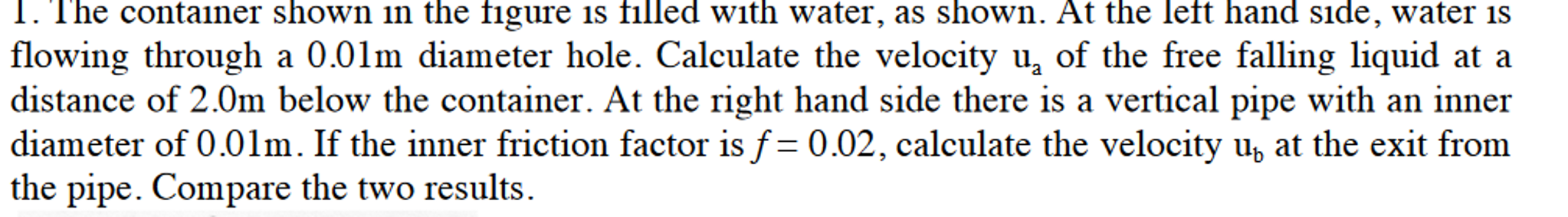 Solved The container shown in the figure is filled with | Chegg.com