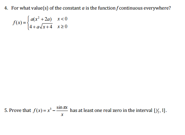 Solved 1. what conditions must a function fsatisfy to | Chegg.com