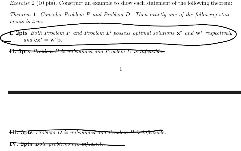 Construct an example to show each statement of the | Chegg.com