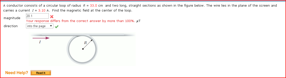 A conductor consists of a circular loop of radius R | Chegg.com