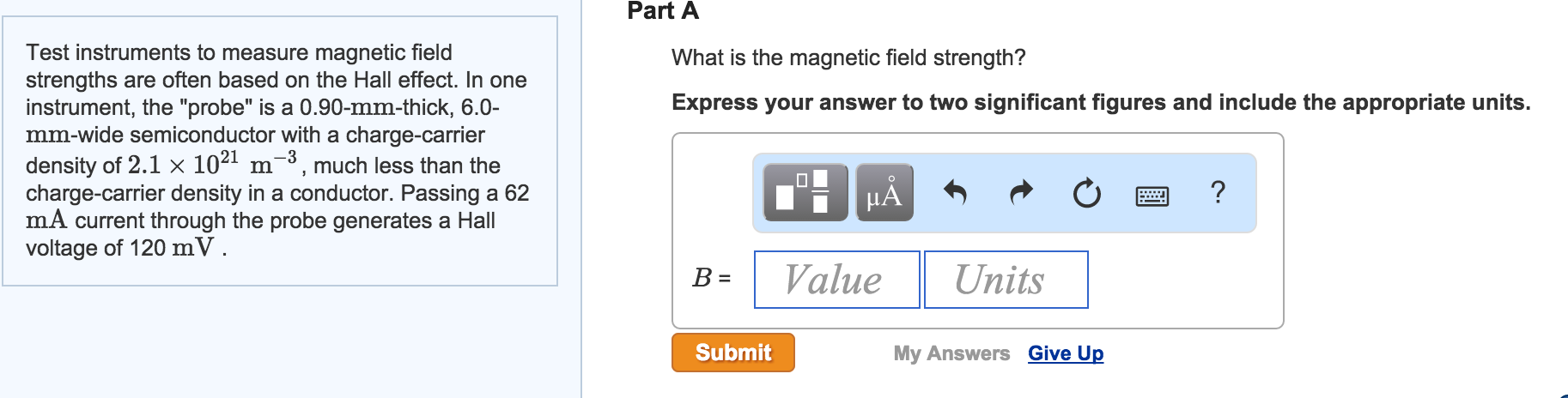 Solved Test instruments to measure magnetic field strengths | Chegg.com