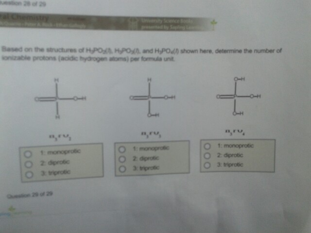 Solved Based on the structures of H3PO2(l), H3PO3(l), and | Chegg.com