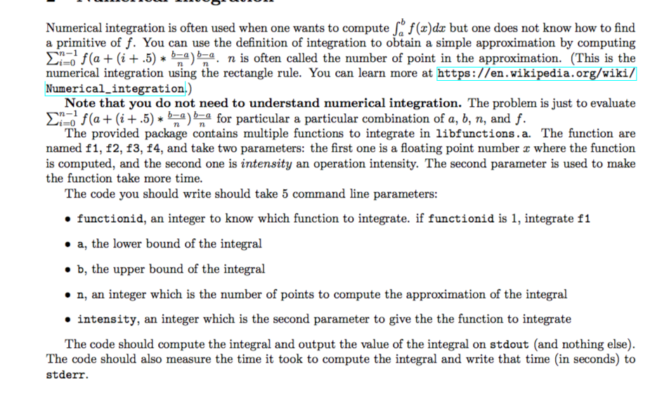 Numerical integration is often used when one wants to | Chegg.com