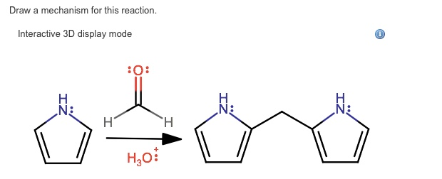 Solved Draw a mechanism for this reaction. Interactive 3D | Chegg.com