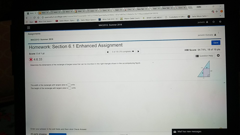 Solved C openvellum ecollege .com'course htm/?courseld | Chegg.com
