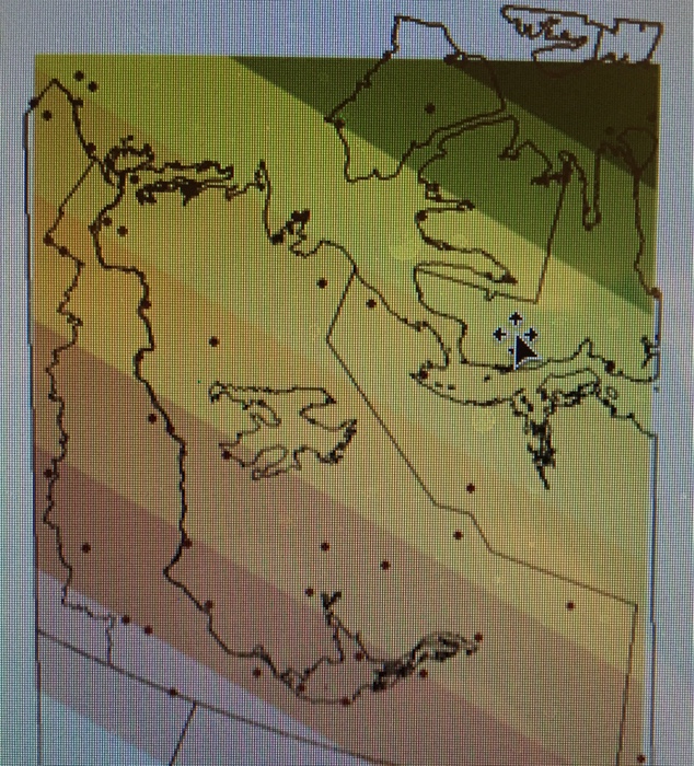 From the maps below of trend surface analysis, please | Chegg.com