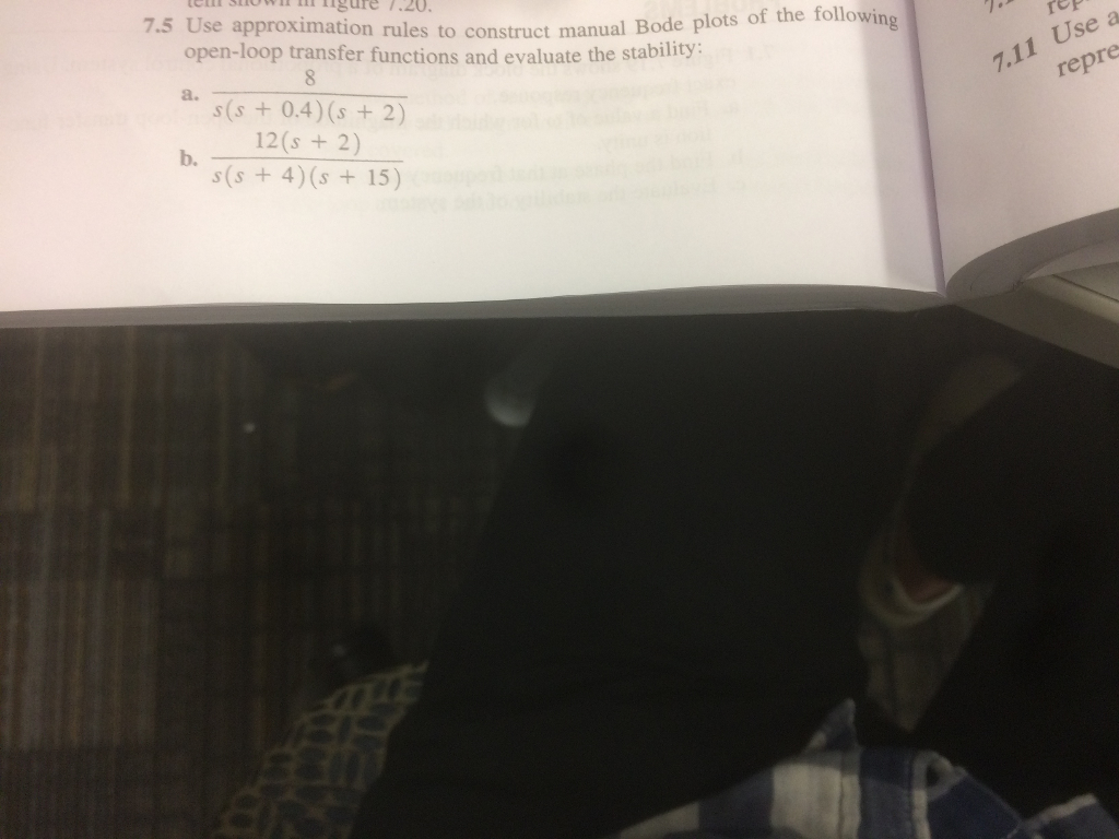 Solved Use Approximation Rules To Construct Manual Bode 