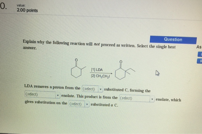 Solved Explain why the following reaction will not proceed | Chegg.com