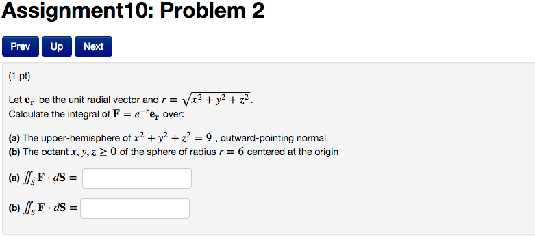 Solved Let er be the unit radial vector and r = root | Chegg.com