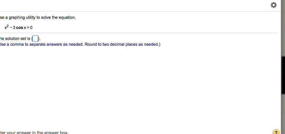 Solved Use a graphing utility to solve the equation. x^2 - | Chegg.com