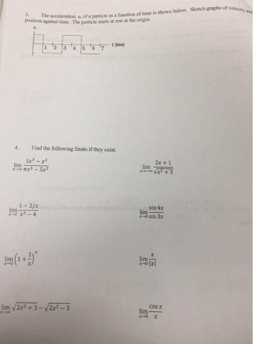 Solved The Acceleration A Of A Particle As A Function Of 8623