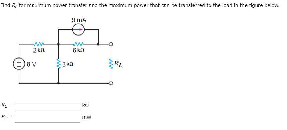 Solved Find Ri for maximum power transfer and the maximum | Chegg.com