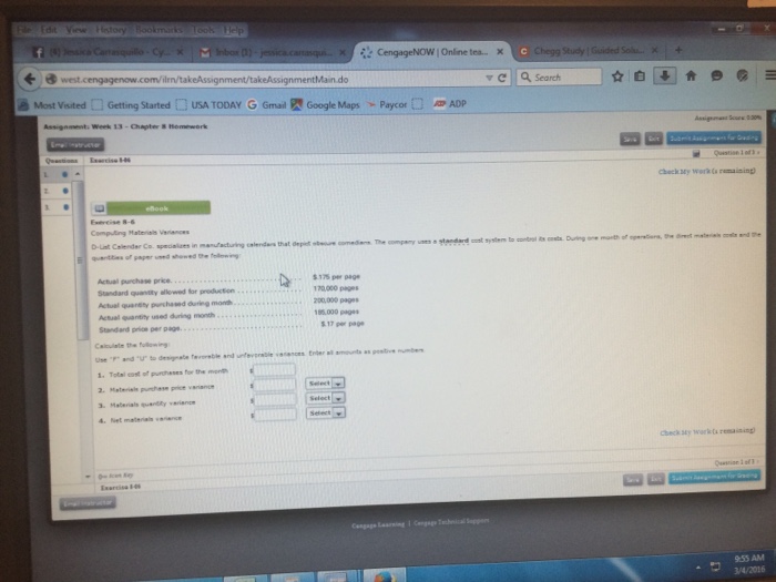 Solved 8-6 | Chegg.com