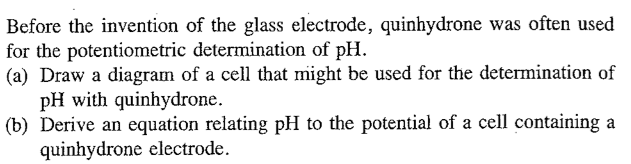 Solved Quinhydrone is a crystalline solid consisting of 1 | Chegg.com
