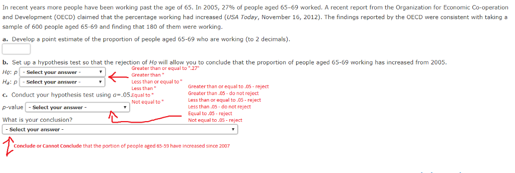 Solved In recent years more people have been working past | Chegg.com