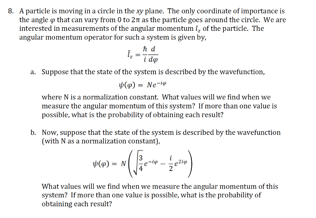 Solved A particle is moving in a circle in the xy plane. The | Chegg.com