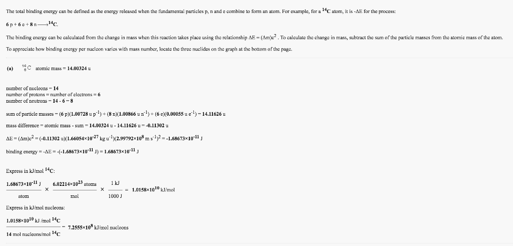 EXAMPLE PROBLEM Calculate the total binding | Chegg.com